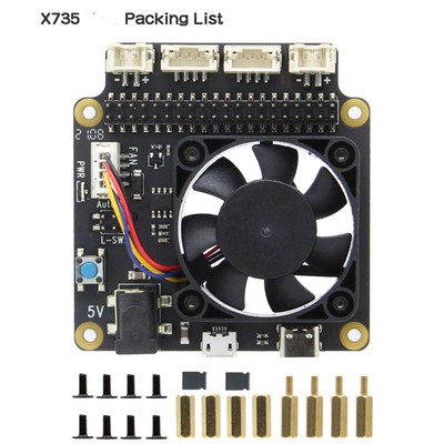 X735 V3.0 Power Management Expansion Board for Raspberry Pi 4B/3B+/3B | eBay