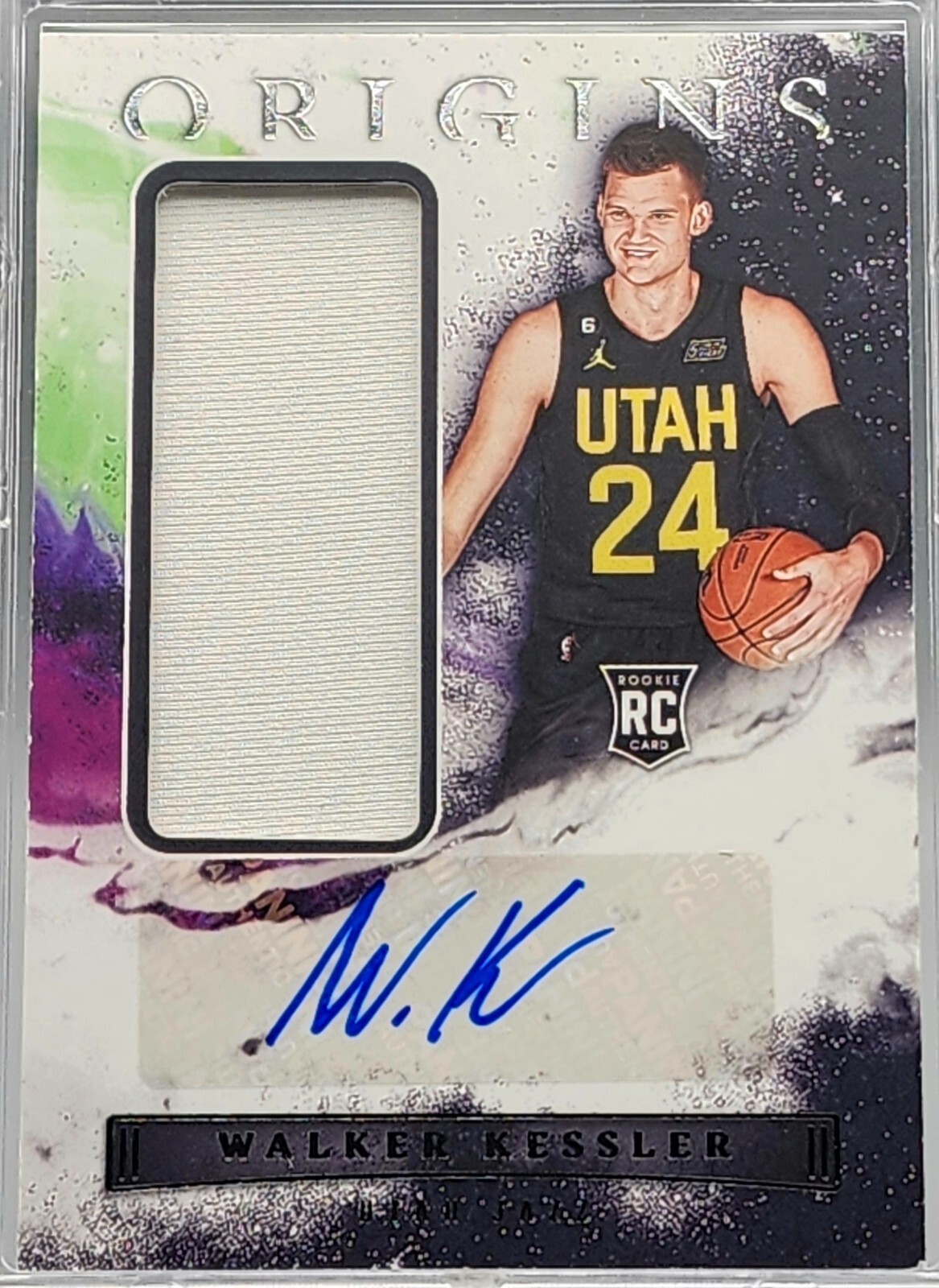 2022-23 Panini Origins WALKER KESSLER Rookie Patch Autograph RPA RC # ...