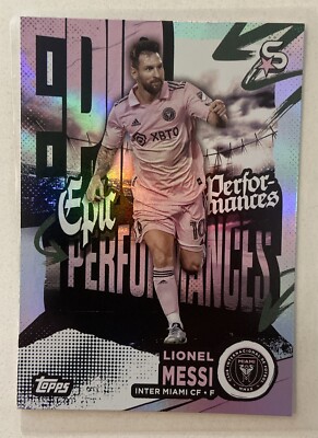2024 Topps MLS Superstars Lionel Messi EPIC PERFORMANCES #EP-10 Pink ...