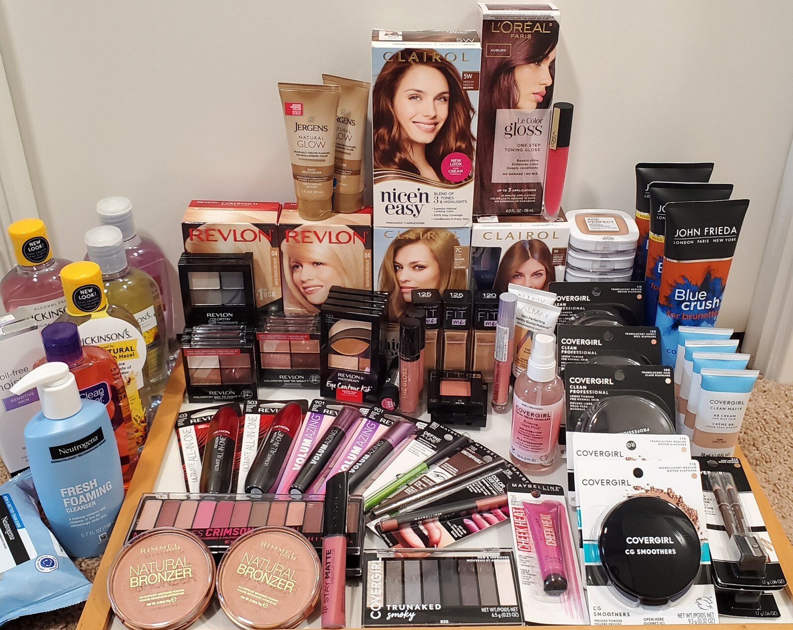 Mixed Lot 15pcs Makeup+Skincare (Neutrogena, Revlon, Covergirl, L’Oréal ...