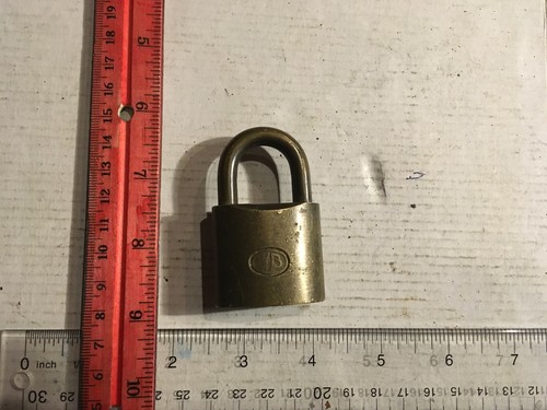 Vintage Antique Old WB Brass Padlock, UNION ELECTRIC, WITH | eBay