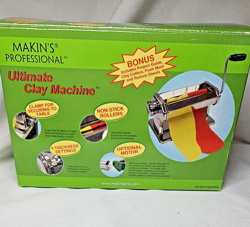 Makin's Professional Ultimate Clay Machine w/ Bonus Pack - New in ...