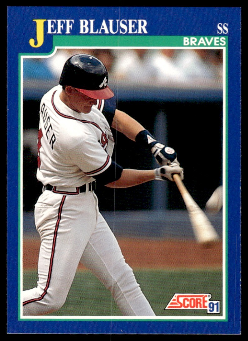 1991 Score Baseball Card Jeff Blauser Atlanta Braves #52 | eBay