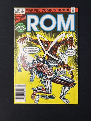 ROM King Size Annual #1 - Spaceknight - Marvel Comics 1982 - Newsstand ...