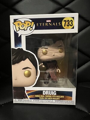 Funko Pop! Marvel Externals Druig Vinyl Bobble-Head #733 with protector ...