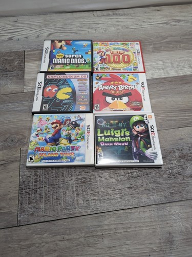 Nintendo DS CASES ONLY Mario Angry Birds Mario Party Just Box | eBay