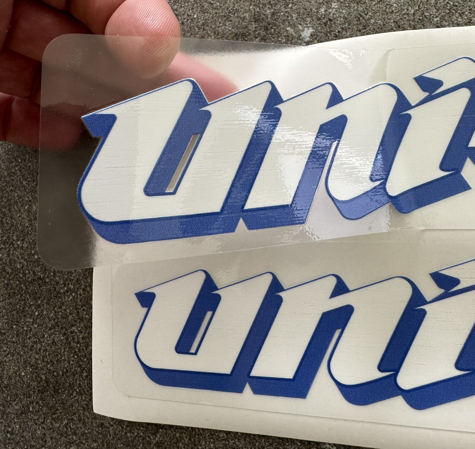 kawasaki KDX200 1990 Reproduction Uni-Trak Swing Arm Decals / Stickers ...