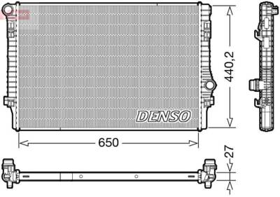 DENSO Radiator For AUDI A3 SEAT Ateca SKODA Kodiaq VW Golf Mk7 12-20 ...