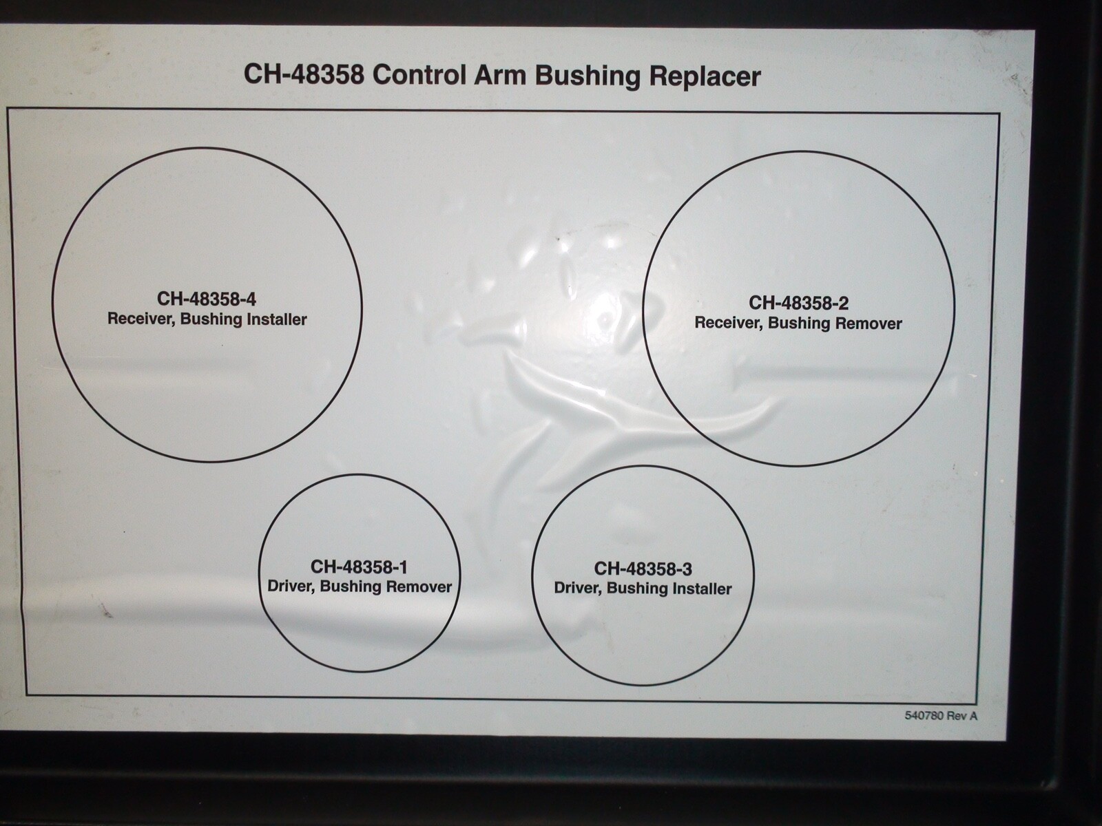 Kent-Moore CH-48358 Control Arm Bushing Replacer Tool Set Kit NEW | eBay