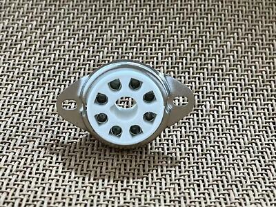 10pcs 8pin Ceramic Tube Socket Valve Base for EL34 6SL7 5AR4 6SN7 6CA7 ...