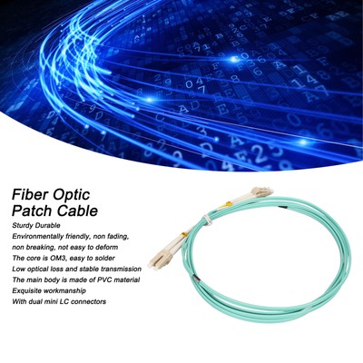 Fiber Optic Patch Cable 2M LC To LC OM3 Core Fiber Patch Cable For SFP ...