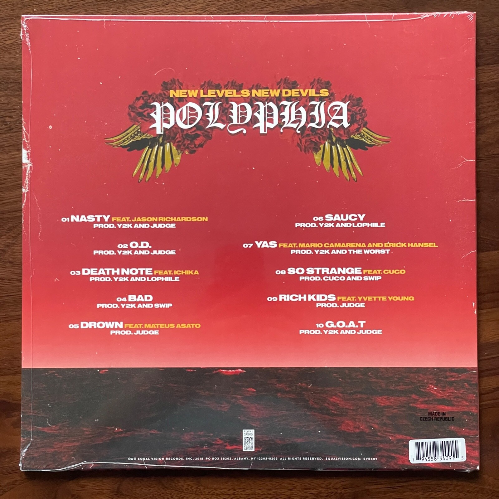 Polyphia - New Levels New Devils - ⚪️ White LP Vinyl - TTL x/500 - New ...