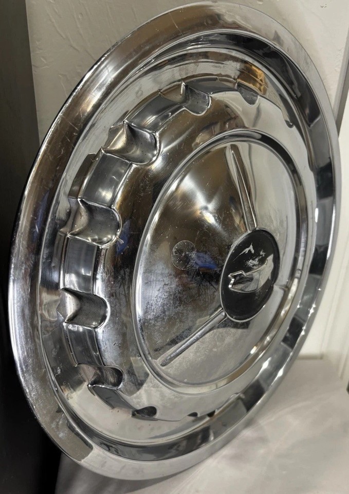 1957 CHEVY CHEVROLET HUB CAP 14” WHEEL COVER BELAIRE BISCAYNE NOMAD OE ...
