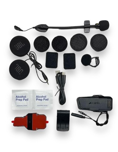 Cardo PackTalk EDGE /PRO JBL 45mm Second helmet audio kit Premium Sound ...