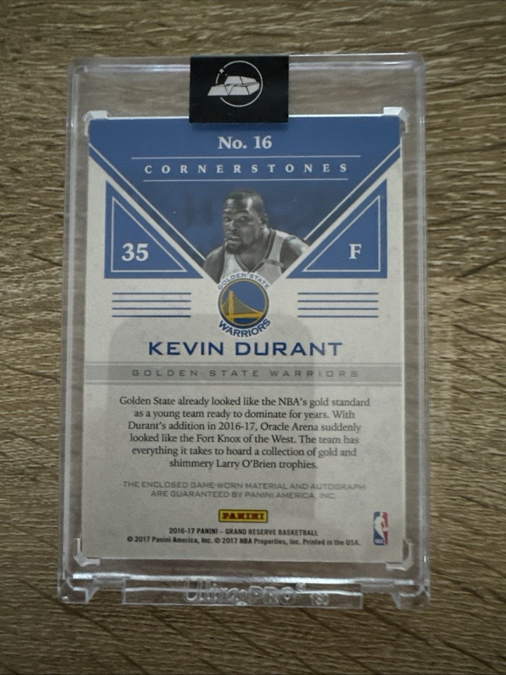 Kevin Durant Cornerstones /25 Quad Patch On Card Auto | eBay