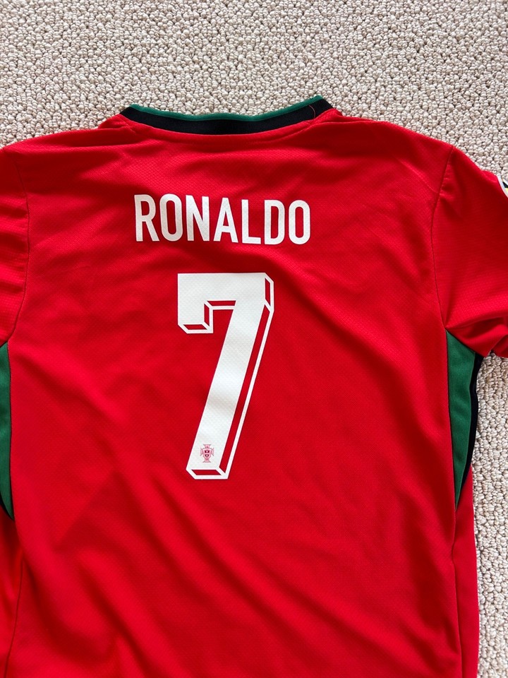 Portugal Soccer Kit Christiano Ronaldo Jersey and Shorts Nike Kids Size ...