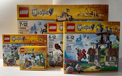 Lego 70400 70401 70402 70403 70404 - Complete RETIRED 2013 Castle line ...