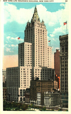 Postcard New York Life Insurance Building New York City NY New York ...