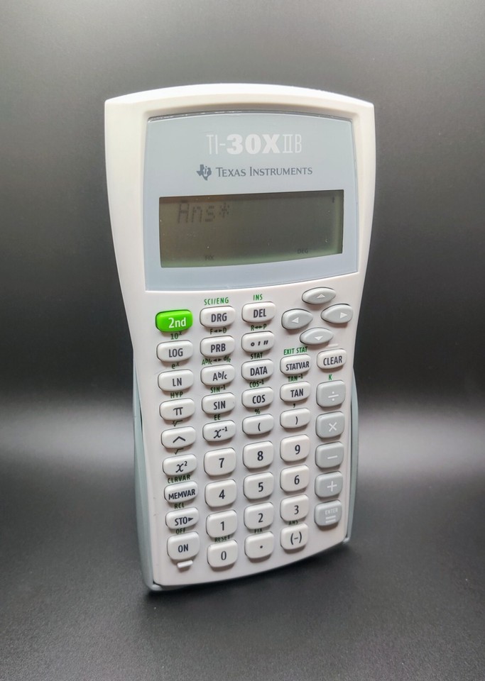 Texas Instruments TI-30X IIB, Financial Scientific Calculator, Grey, X2 ...