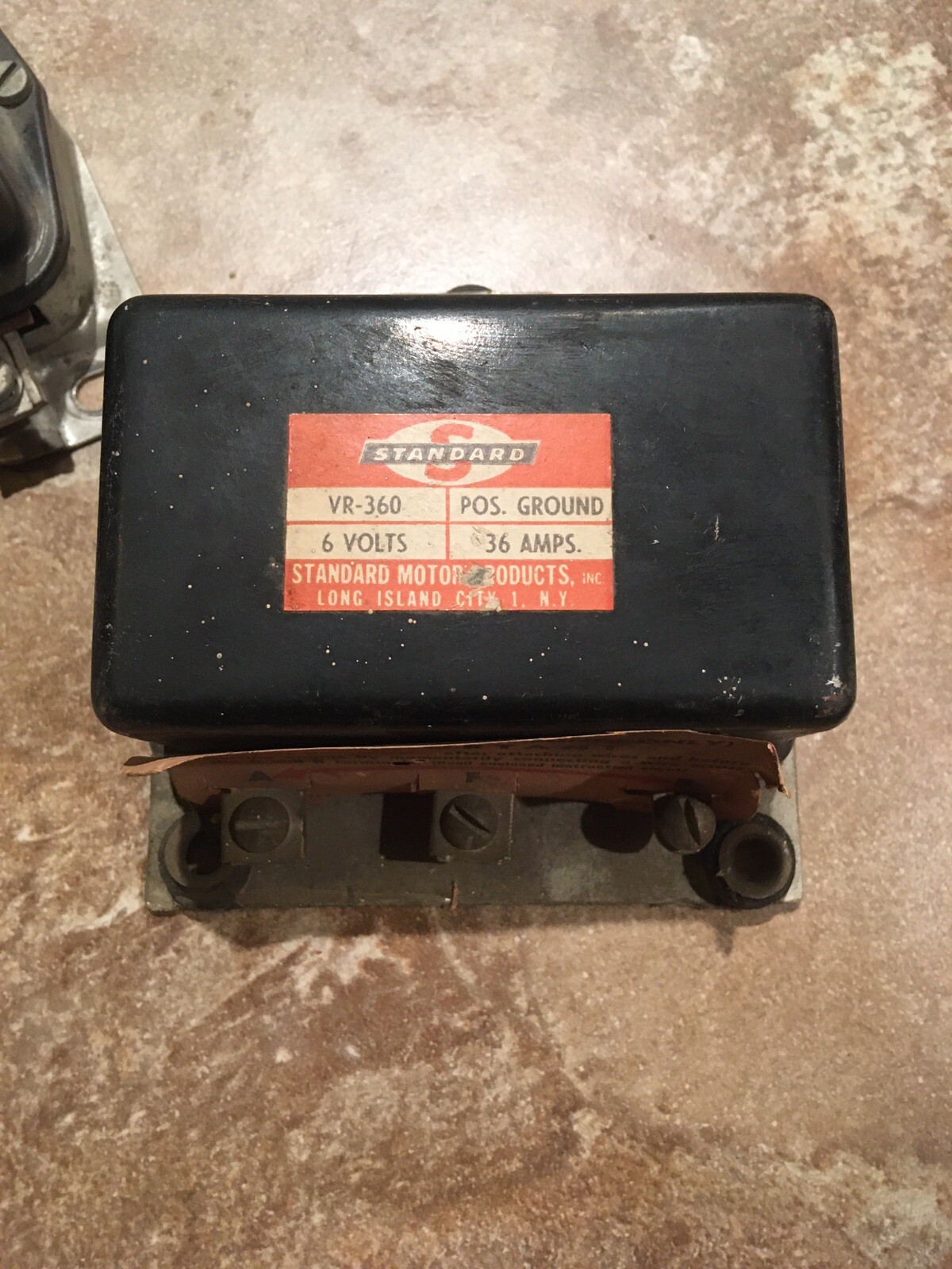 NOS Ford Voltage Regulators 7v / 35amp VR-360 6v / 36amp FAC-10505-A2 ...