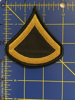 US Army Private First Class 1st PFC E-3 E3 Patch Badge Enlisted Rank ...