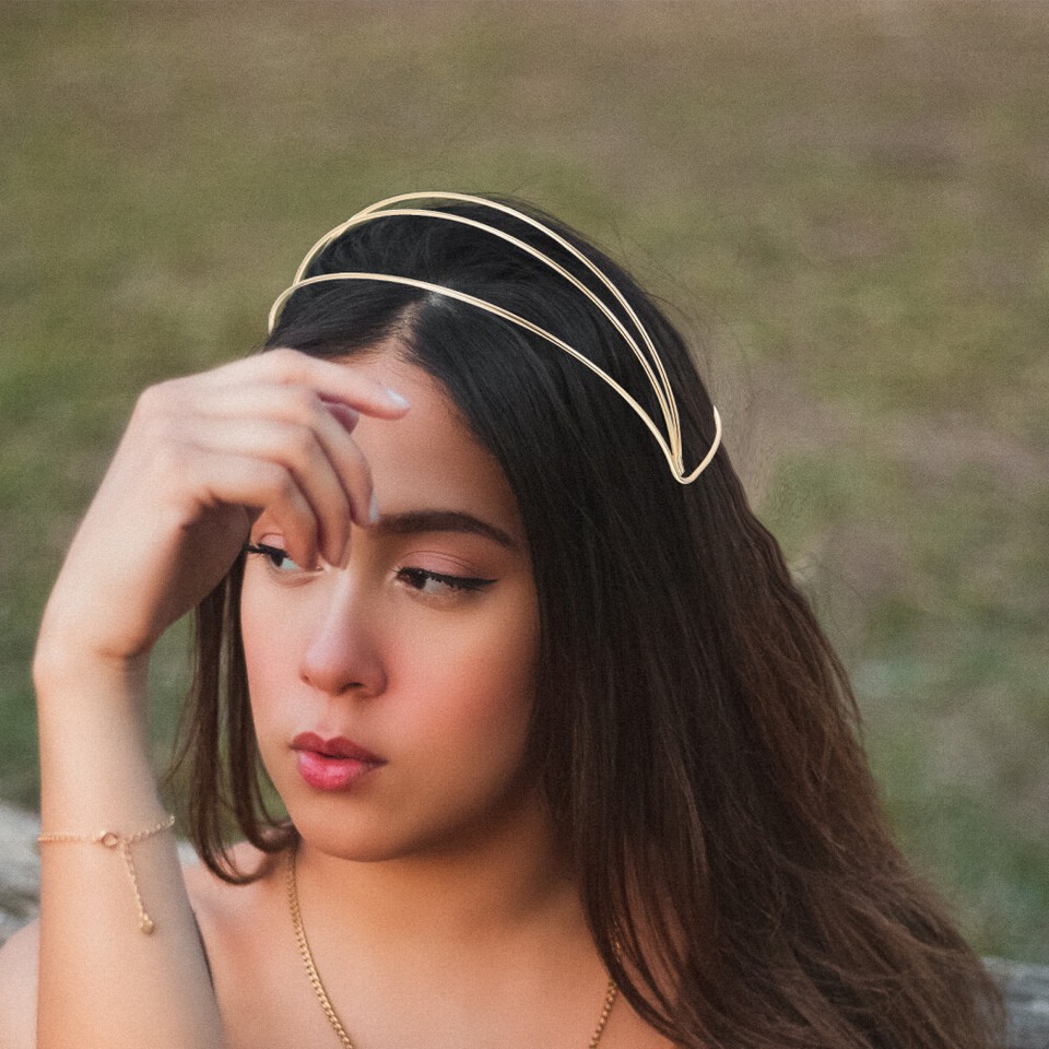 2 Pcs Vintage Double Headband Four Layer Headdress Frame Prom Base ...