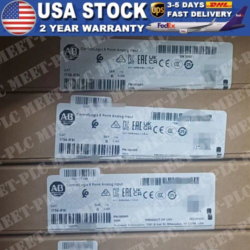 New Factory Sealed AB 1756-IF8I ControlLogix 8 Point Analog Input ...