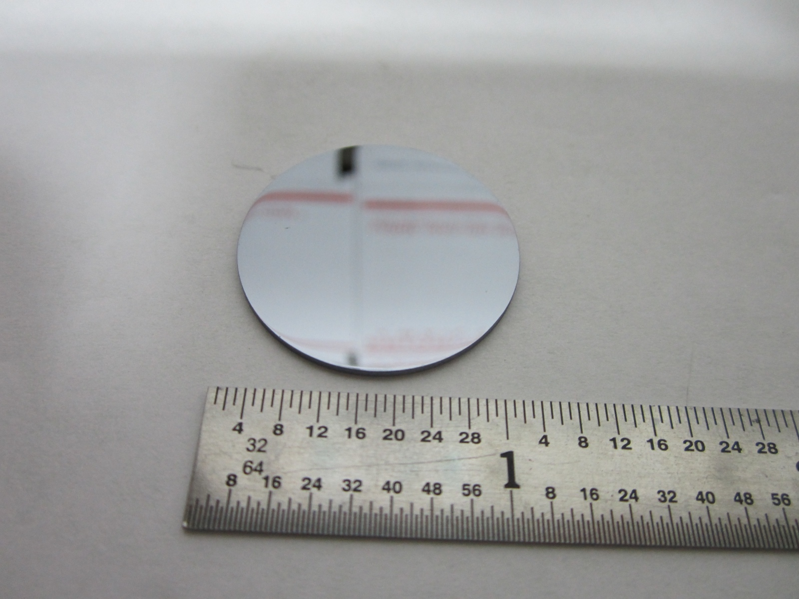 SILICON WAFER THICK OPTICAL INFRARED MIRROR ROUND LASER OPTICS AS IS ...