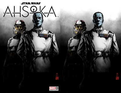STAR WARS - AHSOKA #6 - TAKASHI OKAZAKI - VIRGIN & TD SET - LTD 1000 ...
