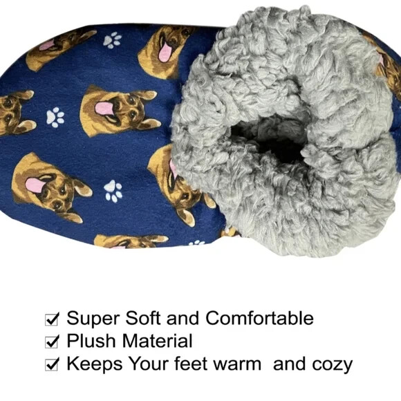 COMFIES GERMAN SHEPHERD DOG SLIPPERS LIKE WALKING ON CLOUDS ONE SIZE ...