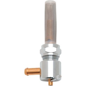 Round Chrome High Flow Petcock With Inward Outlet for Harley-Davidson ...