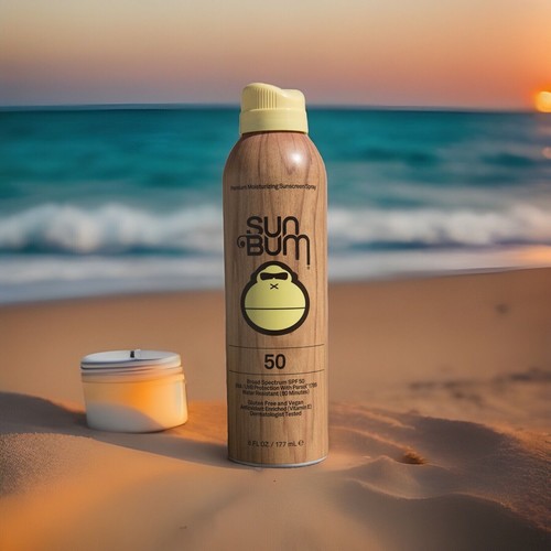 🏖️Lot Of 2 Sun Bum Original SPF 50 Sunscreen Spray - 6oz. Brand New Ex ...