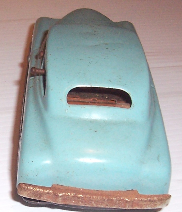 JNF SUPER Tin Wind-up Car w/Adjustable Controls Made US Zone Germany ...