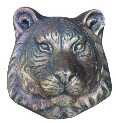 Tiger mold Concrete cement plaster lion ABS plastic mould 8" x 7.5" x ...