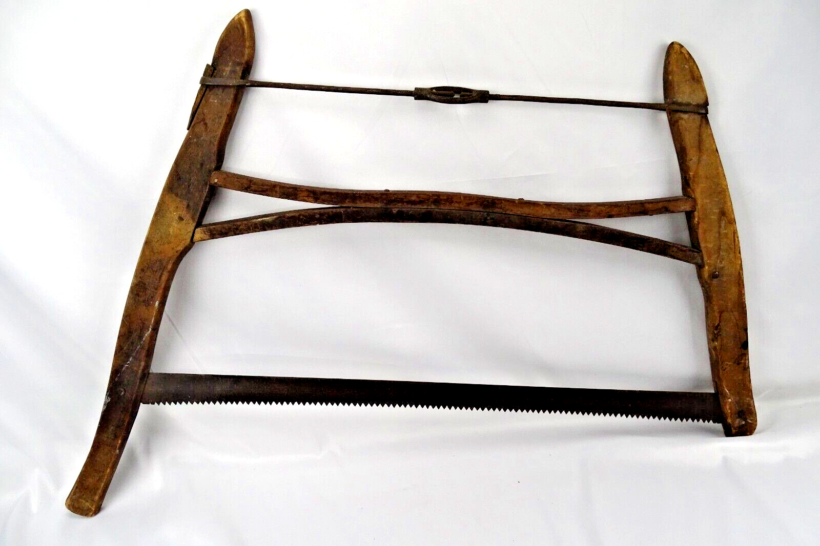 Antique Vintage Buck Saw / Crosscut Saw, 29" Blade, Wood Frame | eBay