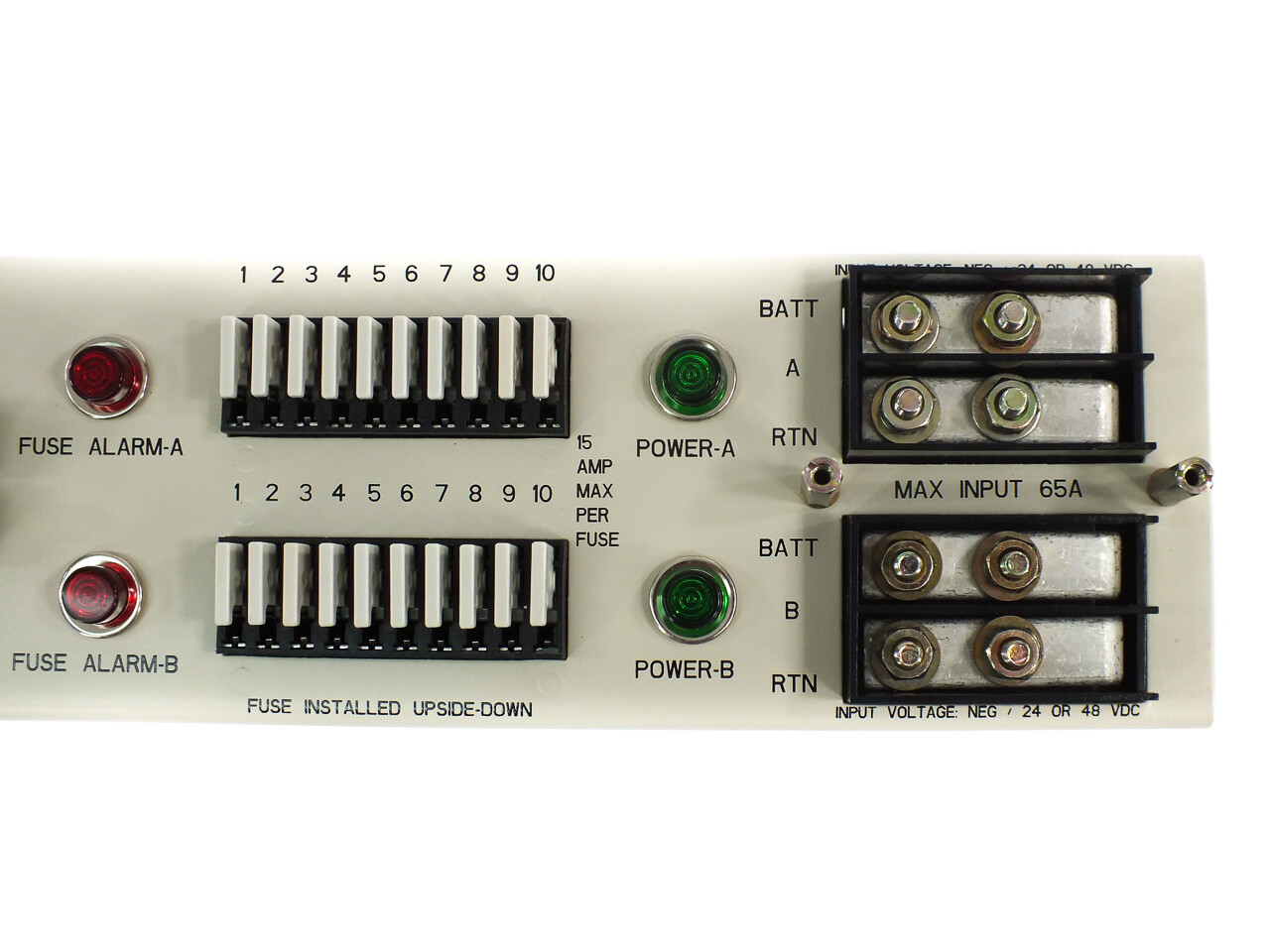 ADC PowerWorx 2U Fuse Panel - PWX002FGCSD10PWDP for sale online | eBay