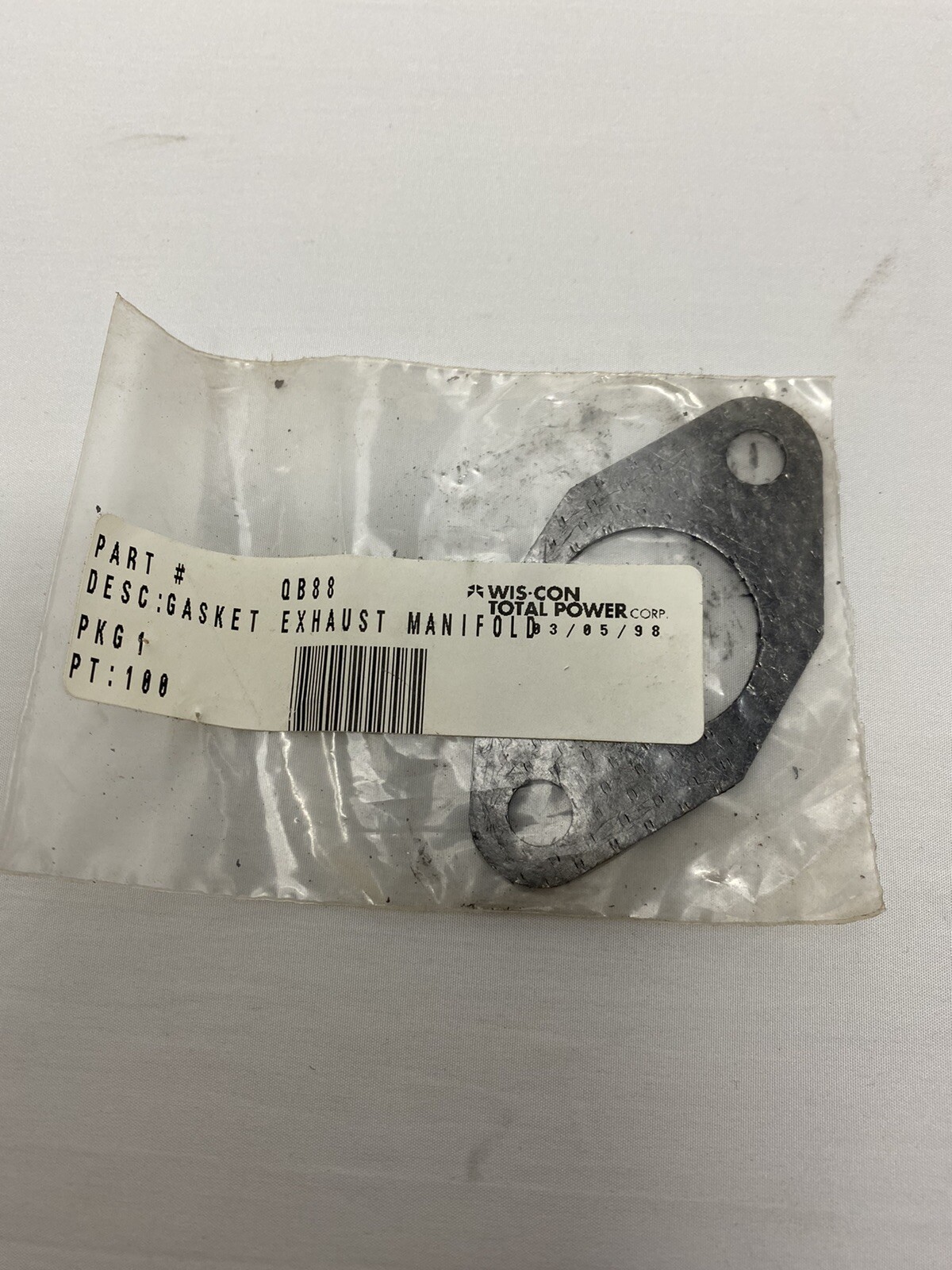 REPLACES WISCONSIN CONTINENTAL QB88 GASKET-EXHAUST MANIFOLD ...