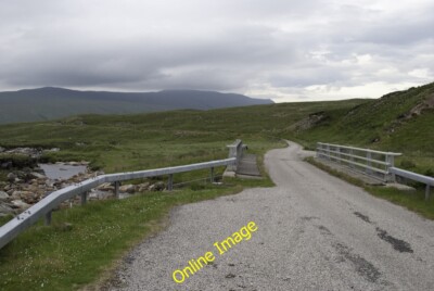 Photo 6x4 New bridge on bad road Allt na Fu00e8ithe Buidhe/NC4641 c2012 ...
