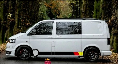 VW Transporter Side Stripe Decals Both Sides SWB LWB Any Year Colour ...