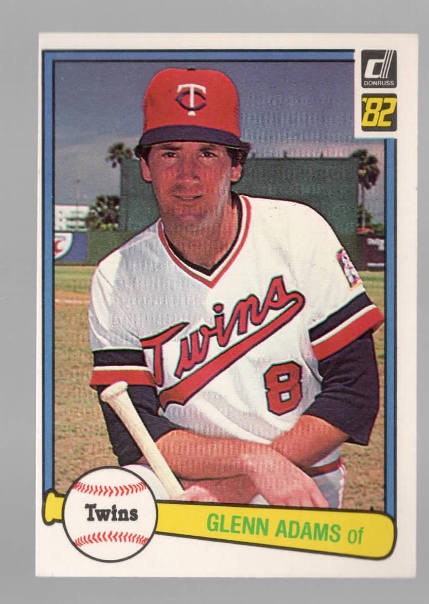1982 Donruss Glenn Adams Minnesota Twins #431 Near Mint or Better | eBay