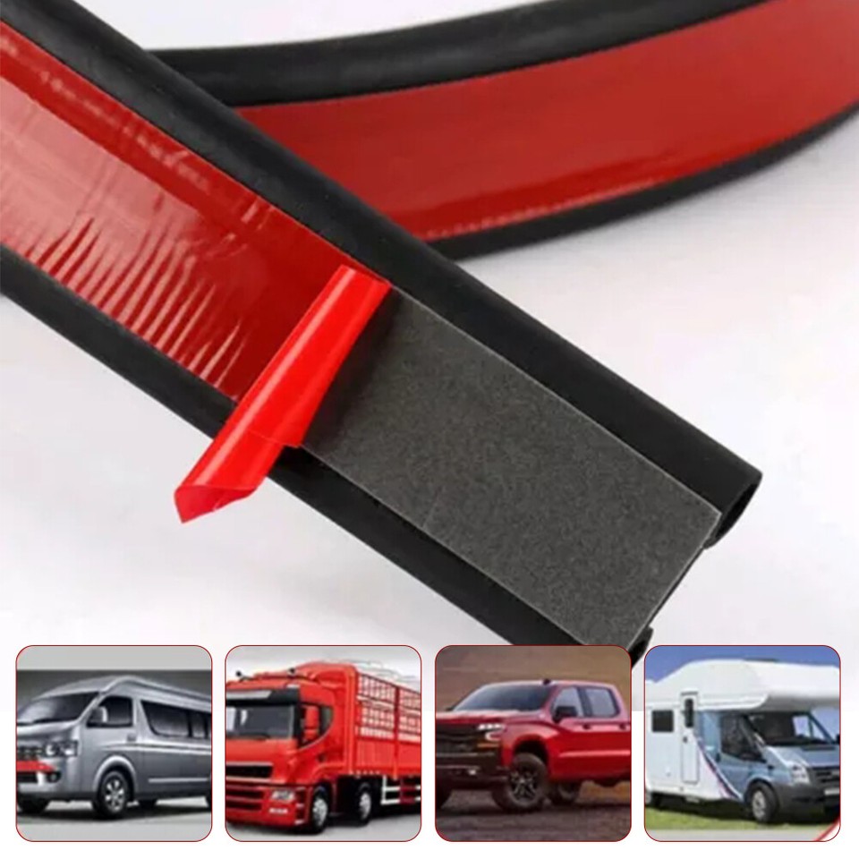 Pickup Truck Cap Camper Shell Lids Double Bulb Self Adhesive Rubber ...