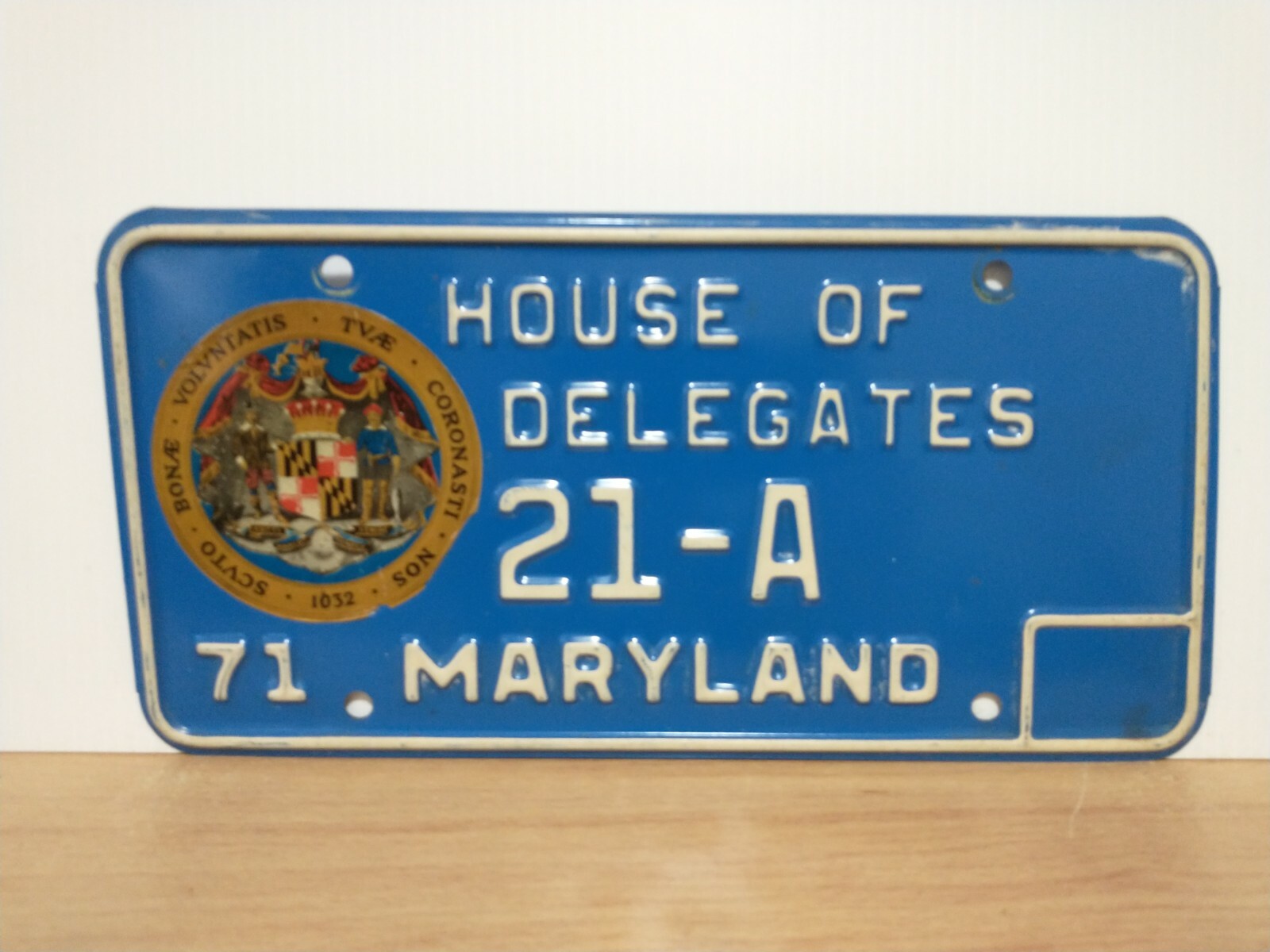 1971 Maryland HOUSE OF DELEGATES License Plate Tag Original | eBay
