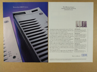 1995 IBM PC Server 300 320 500 720 vintage print Ad | eBay