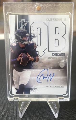2024 Topps Signature Class Caleb Williams Auto Chicago Bears On Card ...