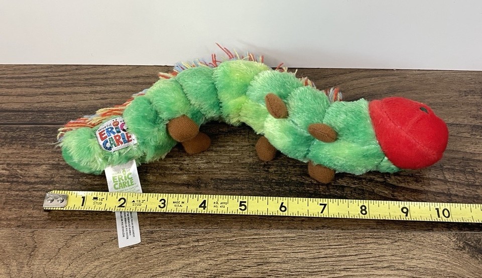 Eric Carle The Very Hungry Caterpillar 10" Beanbag Stuffed Plush Insect ...