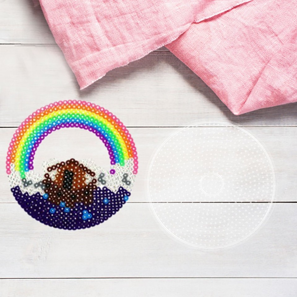 8pcs Beads Pegboards Fuse Beads Boards for Craft Projects Fuse Beads ...