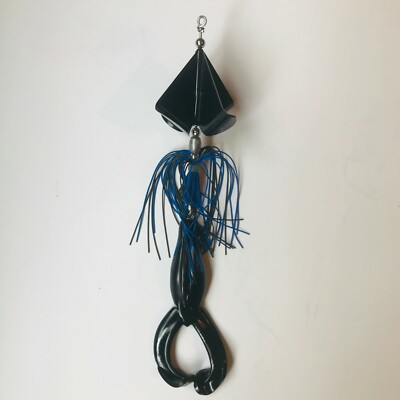 Black/Blue 3/8-1/2oz Weedless Topwater Black Quad BuzzBait w/Frog | eBay