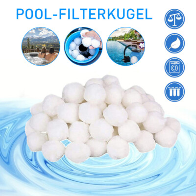 2100g Filter Balls für Pool Filterballs alternativ 75 kg Filtersand ...