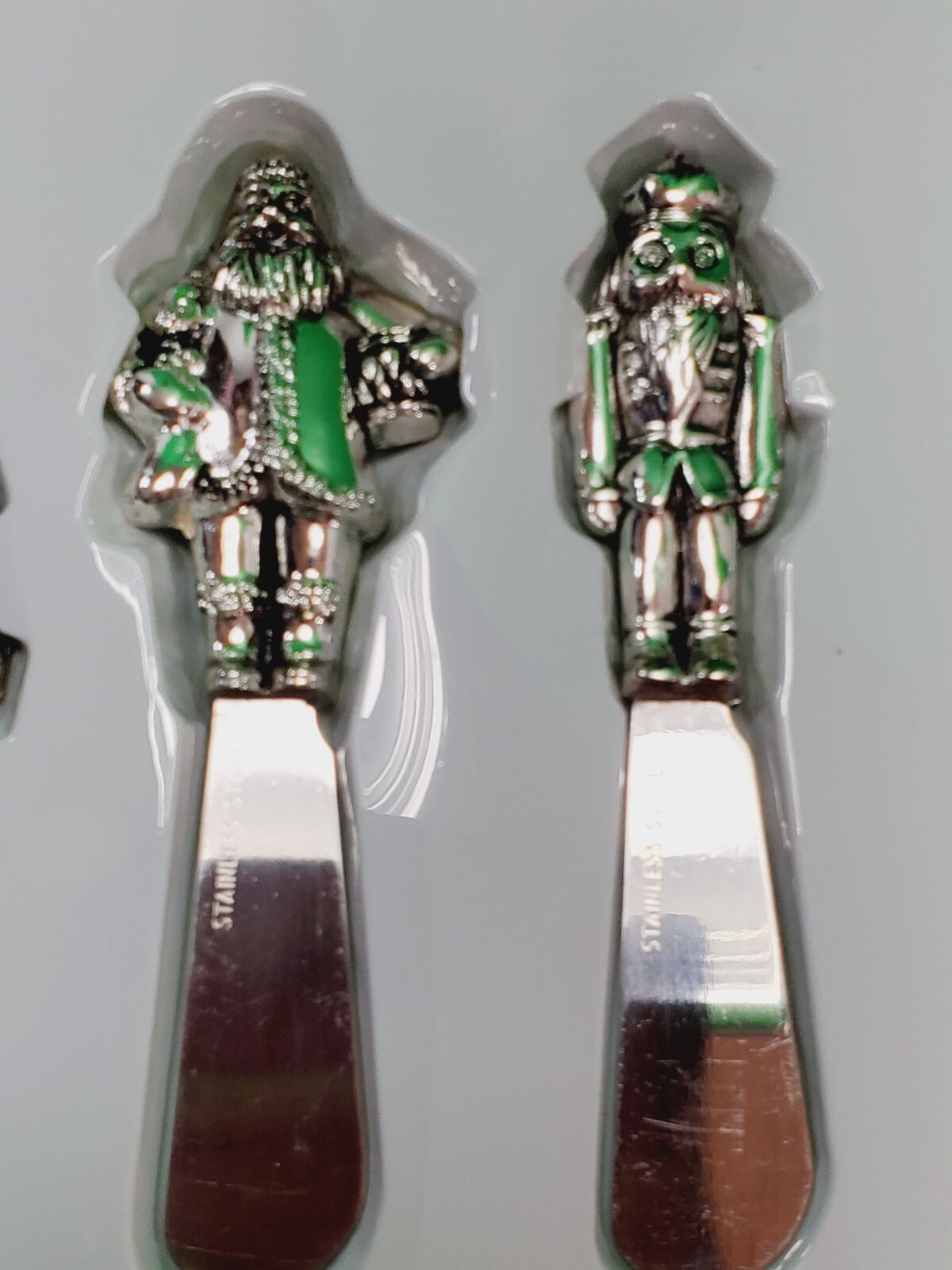 FOLIO HOME Christmas Spreaders Set Of 4 Holiday Dip Spreaders Stainless ...