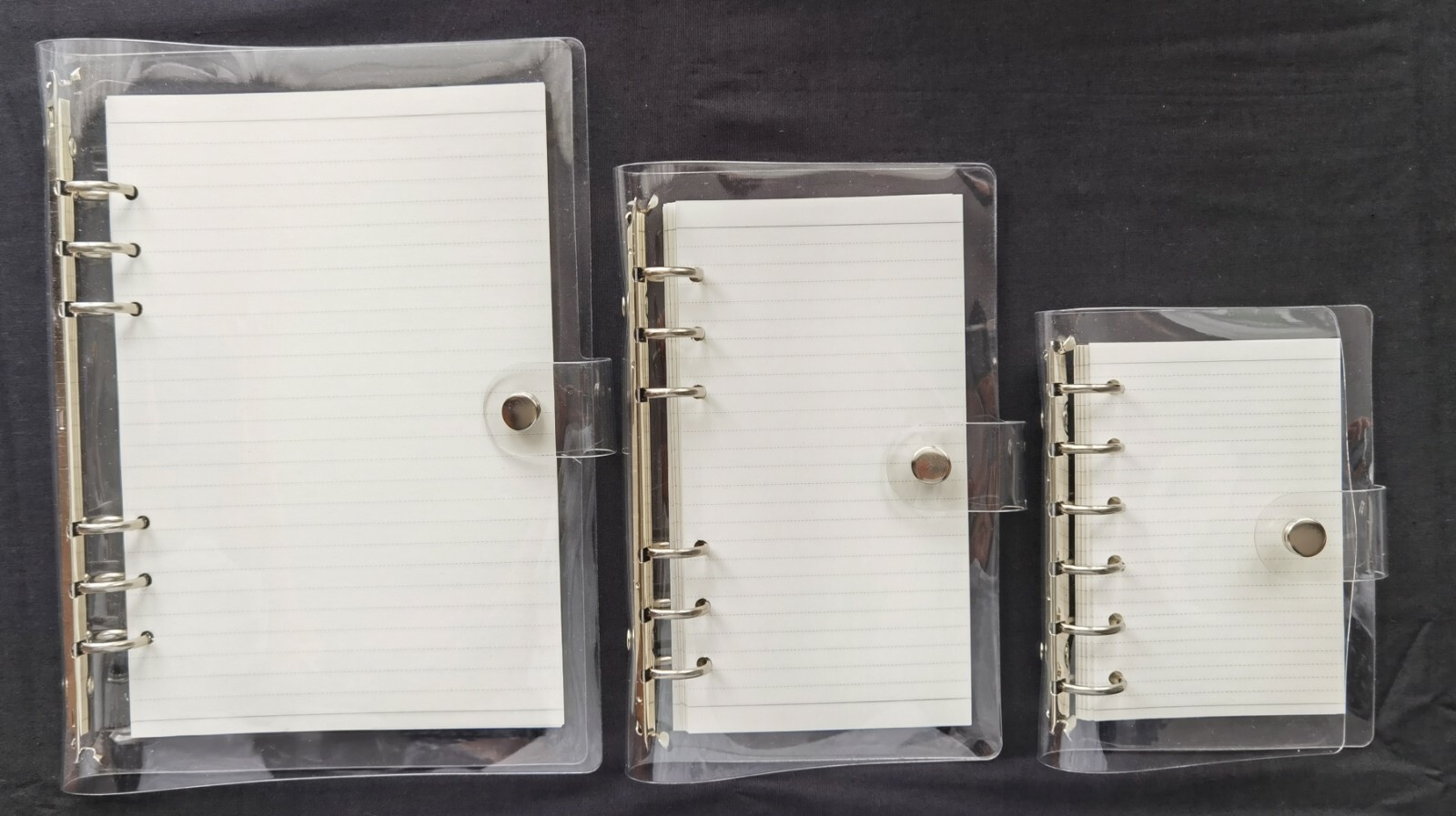 A5, A6, A7 Ruled Notepaper Refills for Six-ring Organiser / Notebook ...